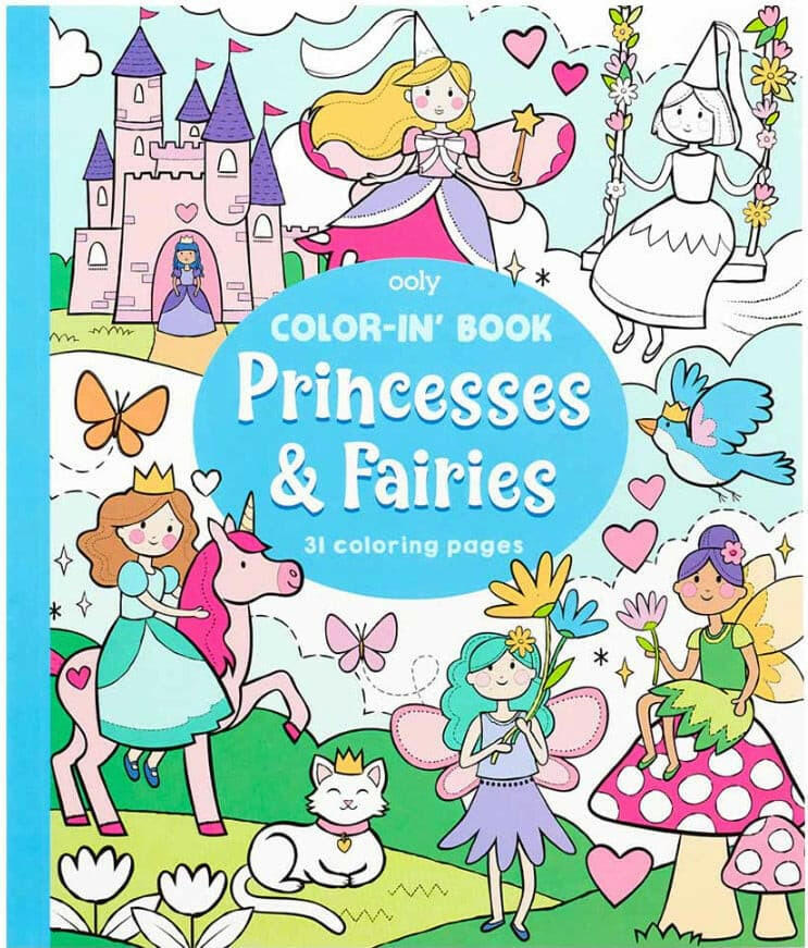 Coloring Book - Princesses & Fairies | Qatar Moms