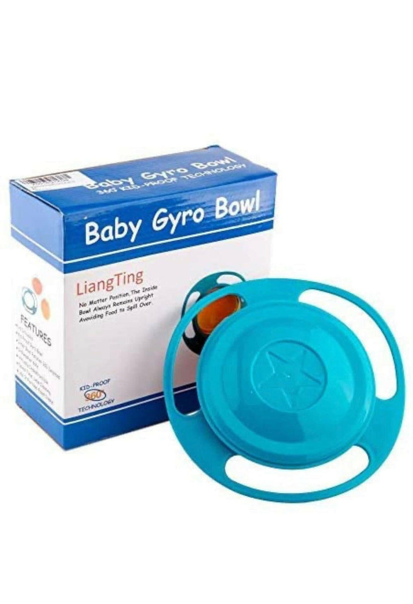 Spill-resistant 360-baby Gyro Bowl with Lid